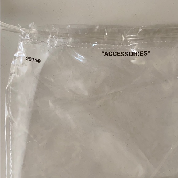 Off-White | Bags | Offwhite Plastic Bag | Poshmark